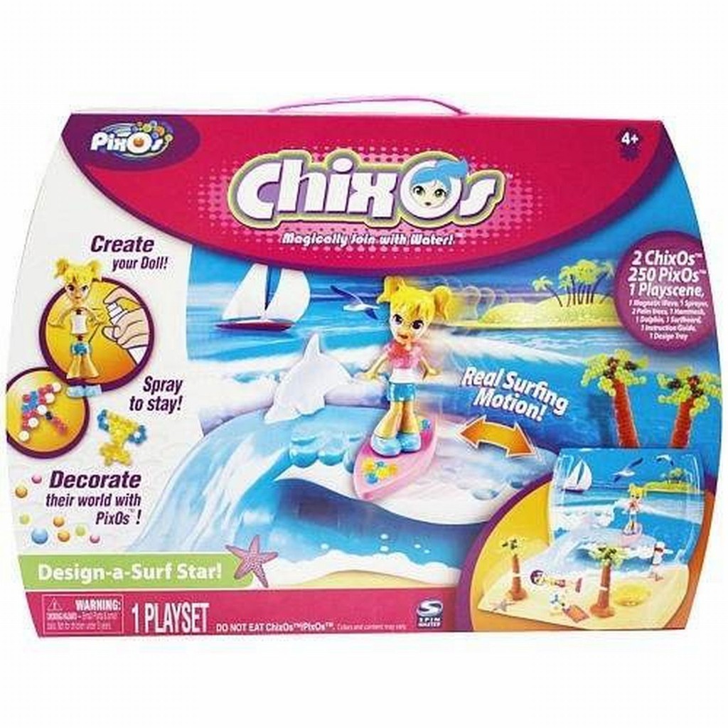 PixOs ChixOs Design-a-Surf Star Playset 2D 3D Designs Spin Master NEW ...