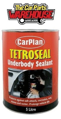 4.5KG TETROSEAL BLACK UNDERSEAL BRUSH ON UNDERBODY SEAL Sealant RUSTY ...