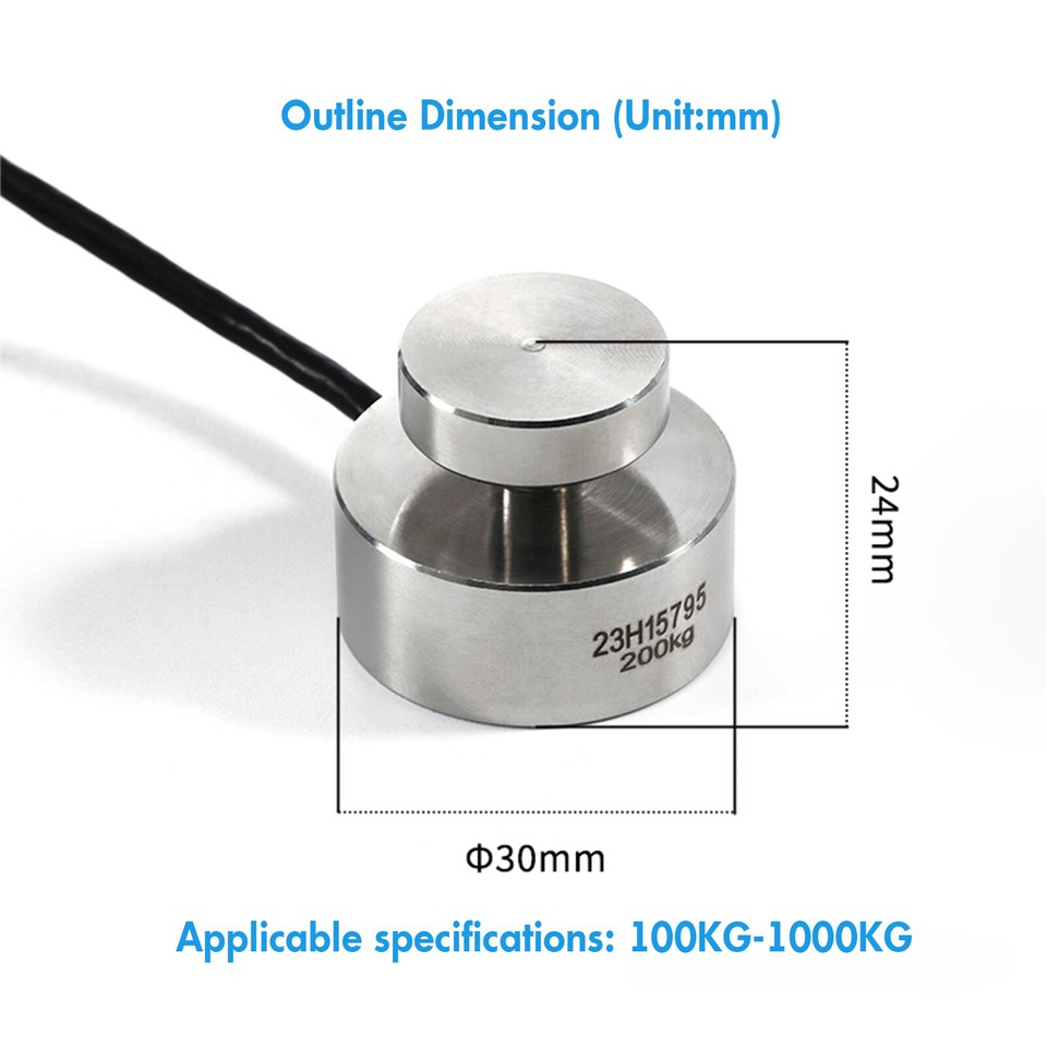 NEW Load Cell Sensor + Indicator Display,Test Compression Force Weight ...