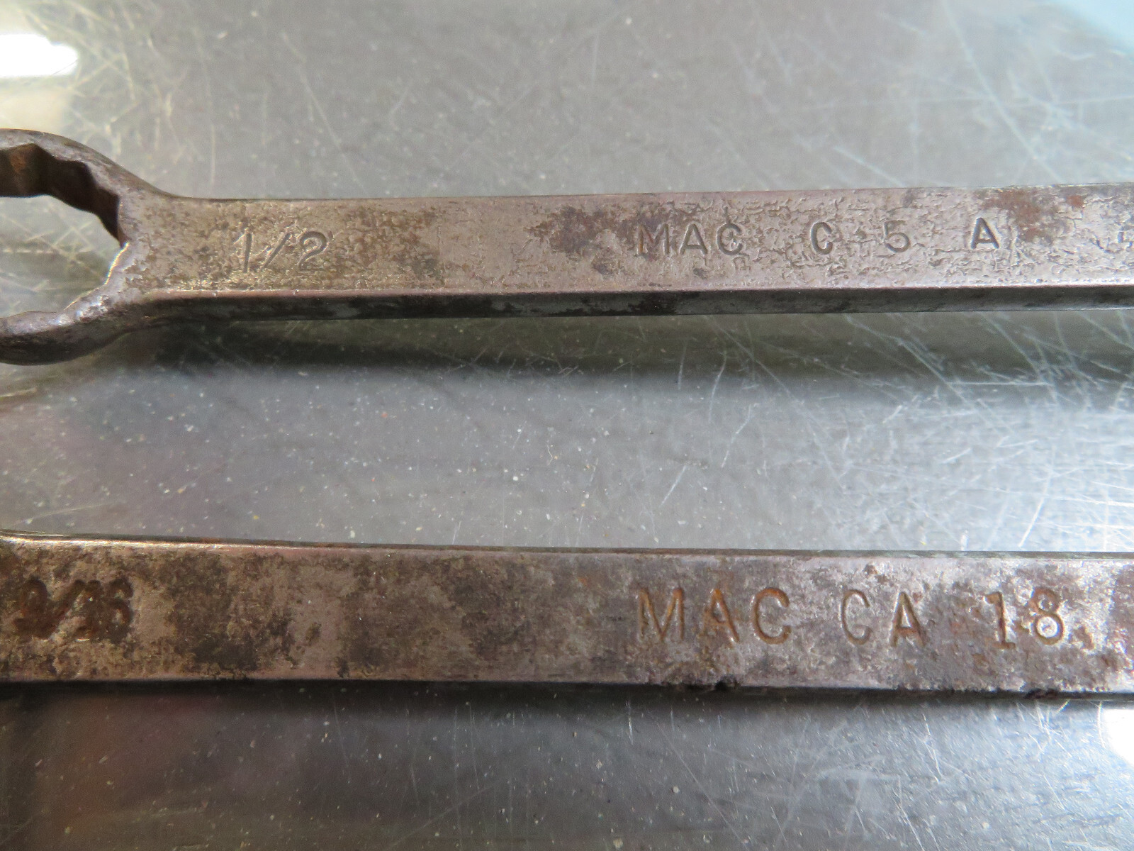 MAC Tools 9/16" & 1/2 Offset Combination Wrench 6 Point CA-18 /C-5-A/C ...