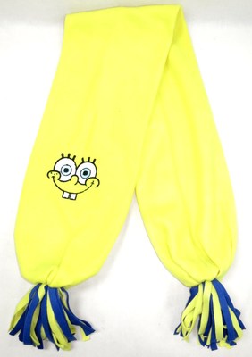 Spongebob Scarf Child or Adult 100% Fleece Machine Washable Sponge Bob ...
