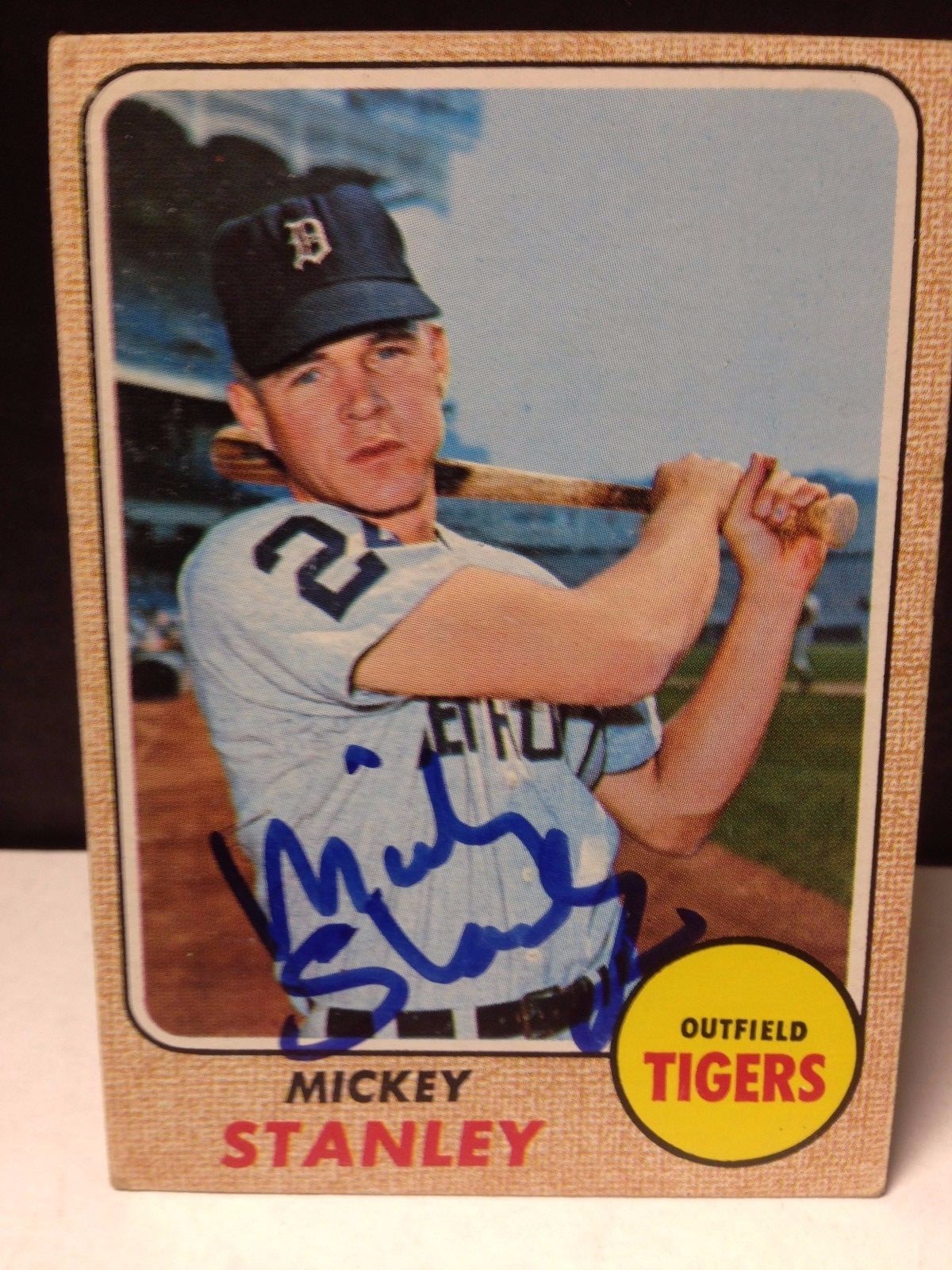 1968 TOPPS #129 MICKEY STANLEY DETROIT TIGERS AUTOGRAPHED | eBay