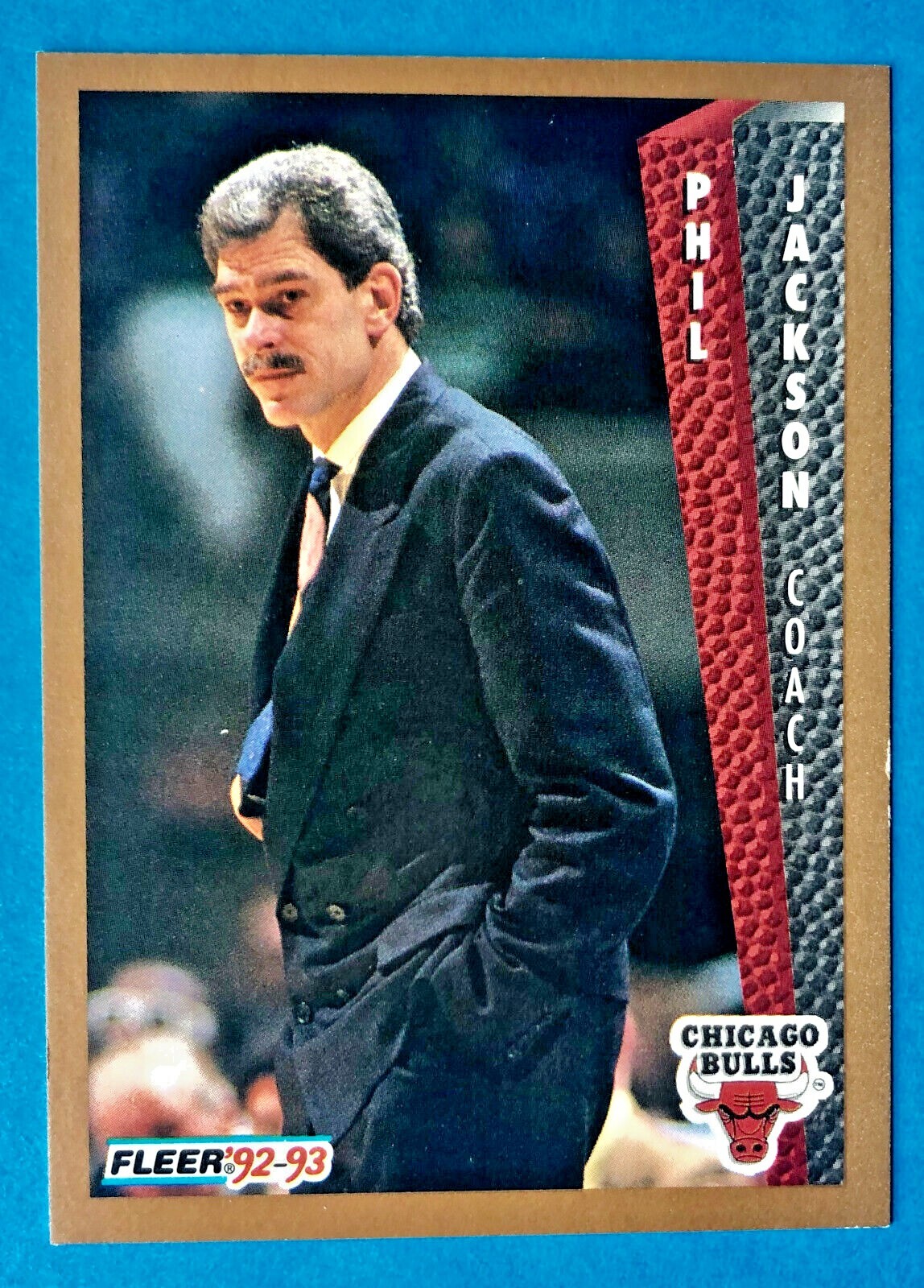 1992 Fleer Phil Jackson Head Coach #31 Basketball Card Chicago Bulls | eBay