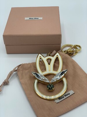 Miu Miu Key Ring Charming Bunny [Brand New] | eBay Australia