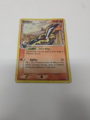 Pokemon Swellow EX Dragon Frontiers 40/101 (Delta Species) Regular ...