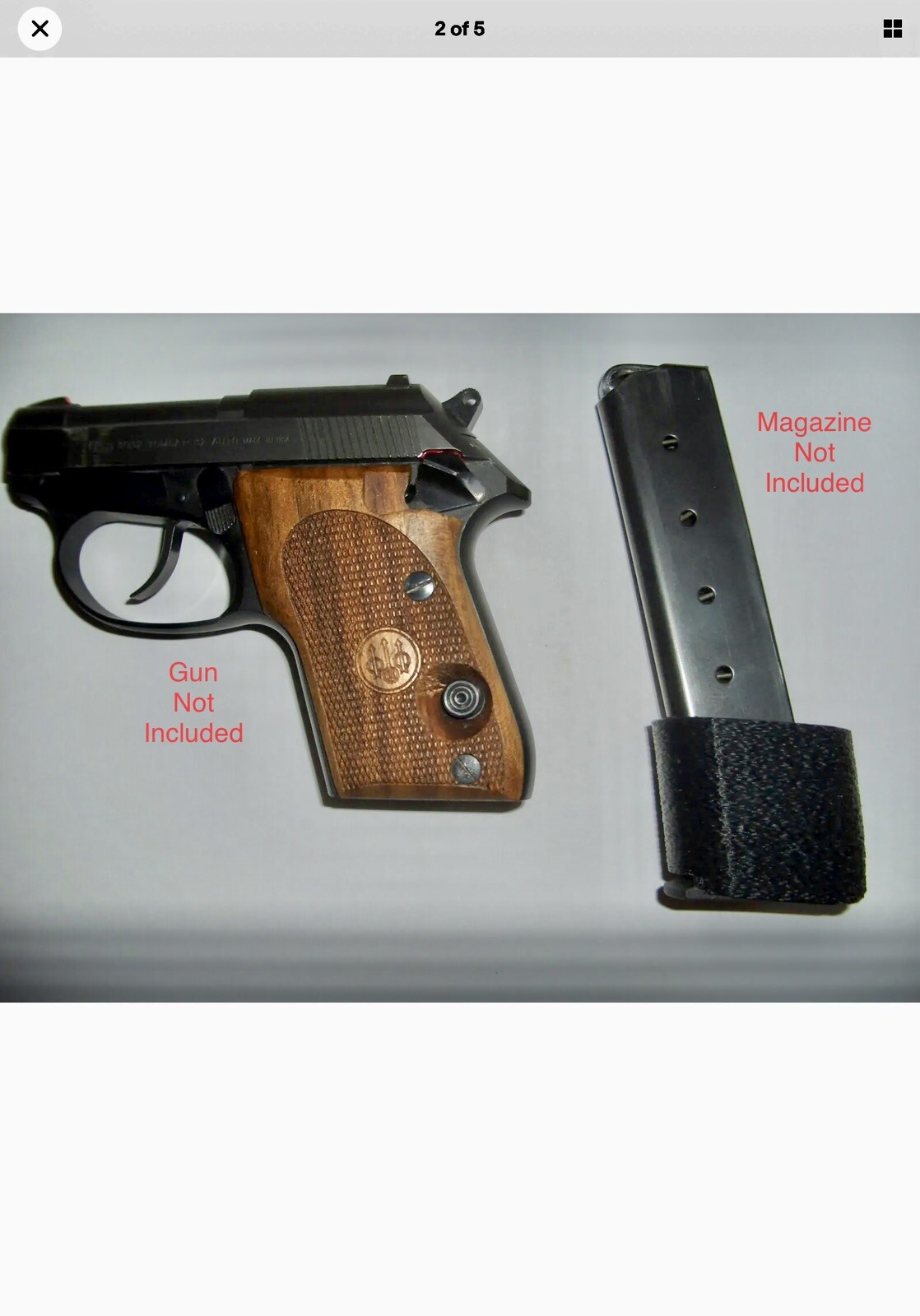 Beretta Tomcat 3032 Grip Extension For Promag 10 Round BER 11 Magazine ...