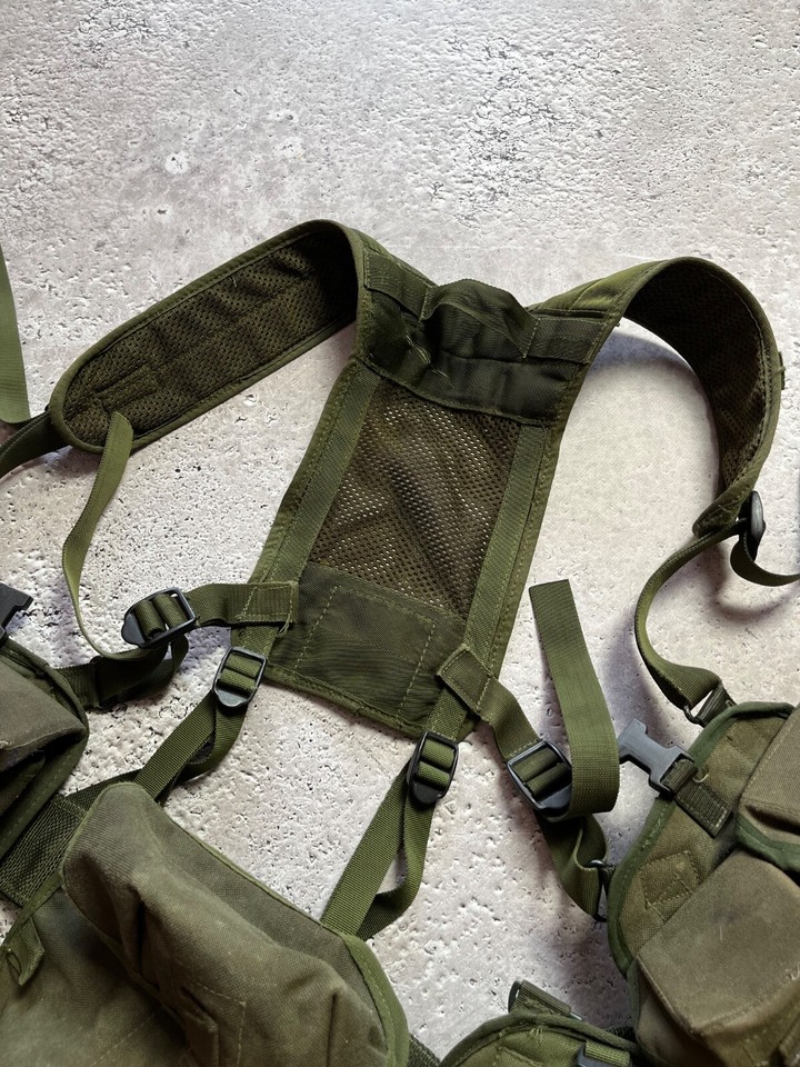 British Army PLCE Webbing Belt Kit Olive Green Loadout Set 1990s ...