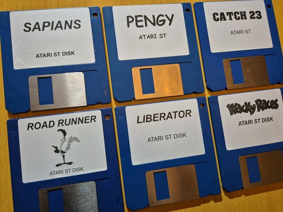 Mix Lot of Vintage ATARI ST Floppy Disk Game Softwares Collection | eBay UK