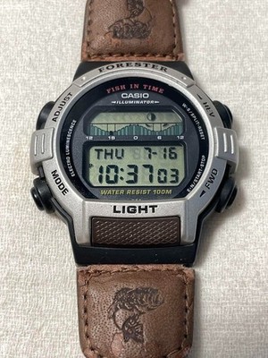 CASIO FORESTER FISH IN TIME FT-200 men Quartz digital Watch Japan- Rank ...