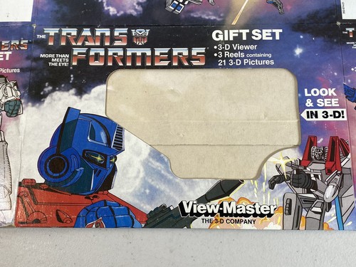 READ Box Only Transformers Gift Set View Master 2355 Vintage 30B63 | eBay