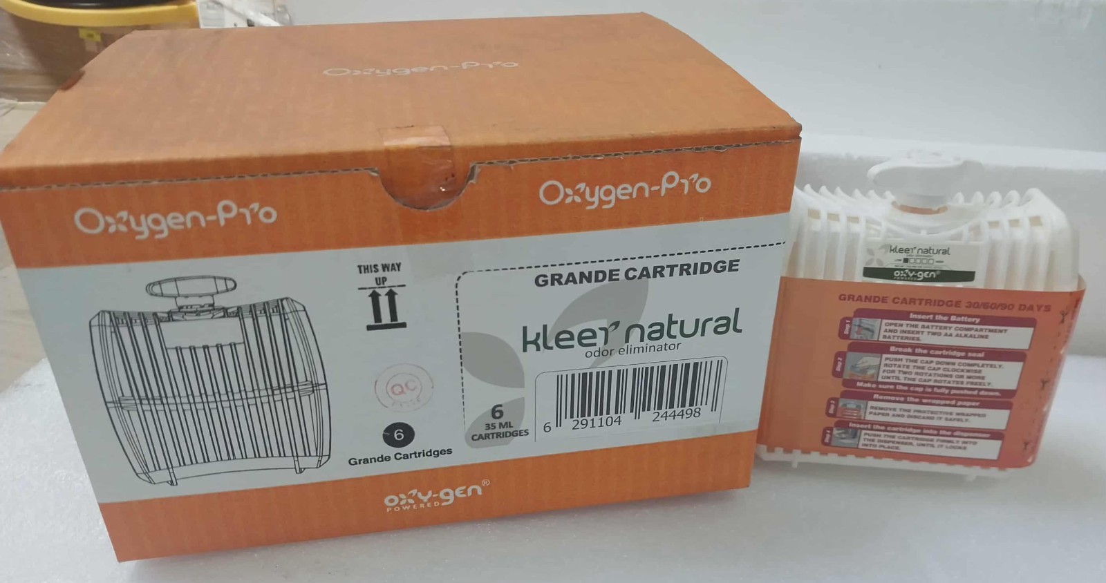 OxygenPro Kleer Natural Grande Fragrance Cartridge Box Of 6 | eBay