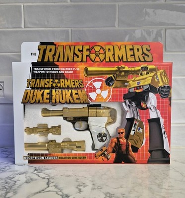 TRANSFORMERS G1 MEGATRON "DUKE NUKEM" Custom Toy figure in Custom box ...