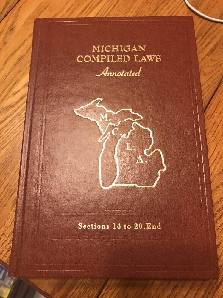 Michigan Compiled Laws Service 14-20. End Hardcover Ships N 24h | eBay