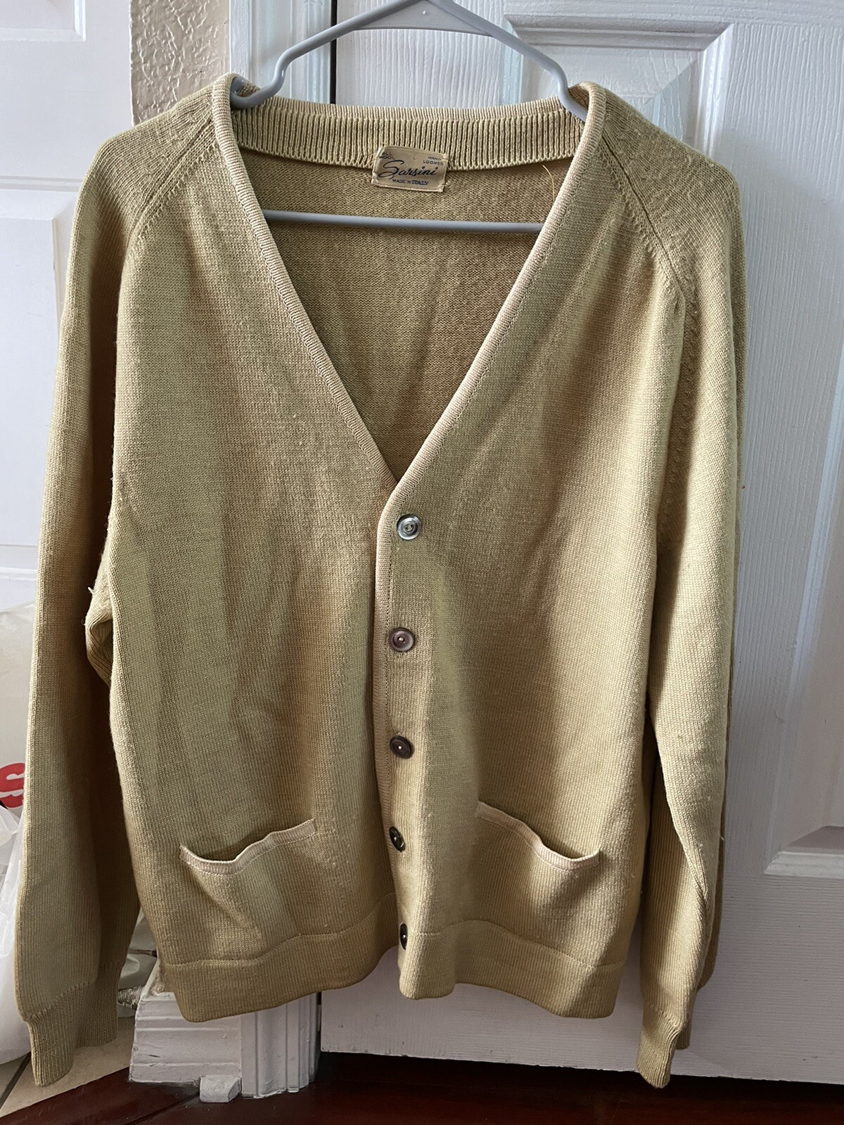Vintage MCM Sarsini Italy Wool Cardigan - Gem