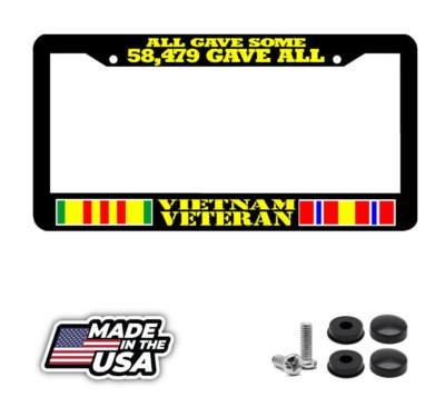 58479 GAVE ALL VIETNAM VETERAN service ribbon Viet Nam war License ...