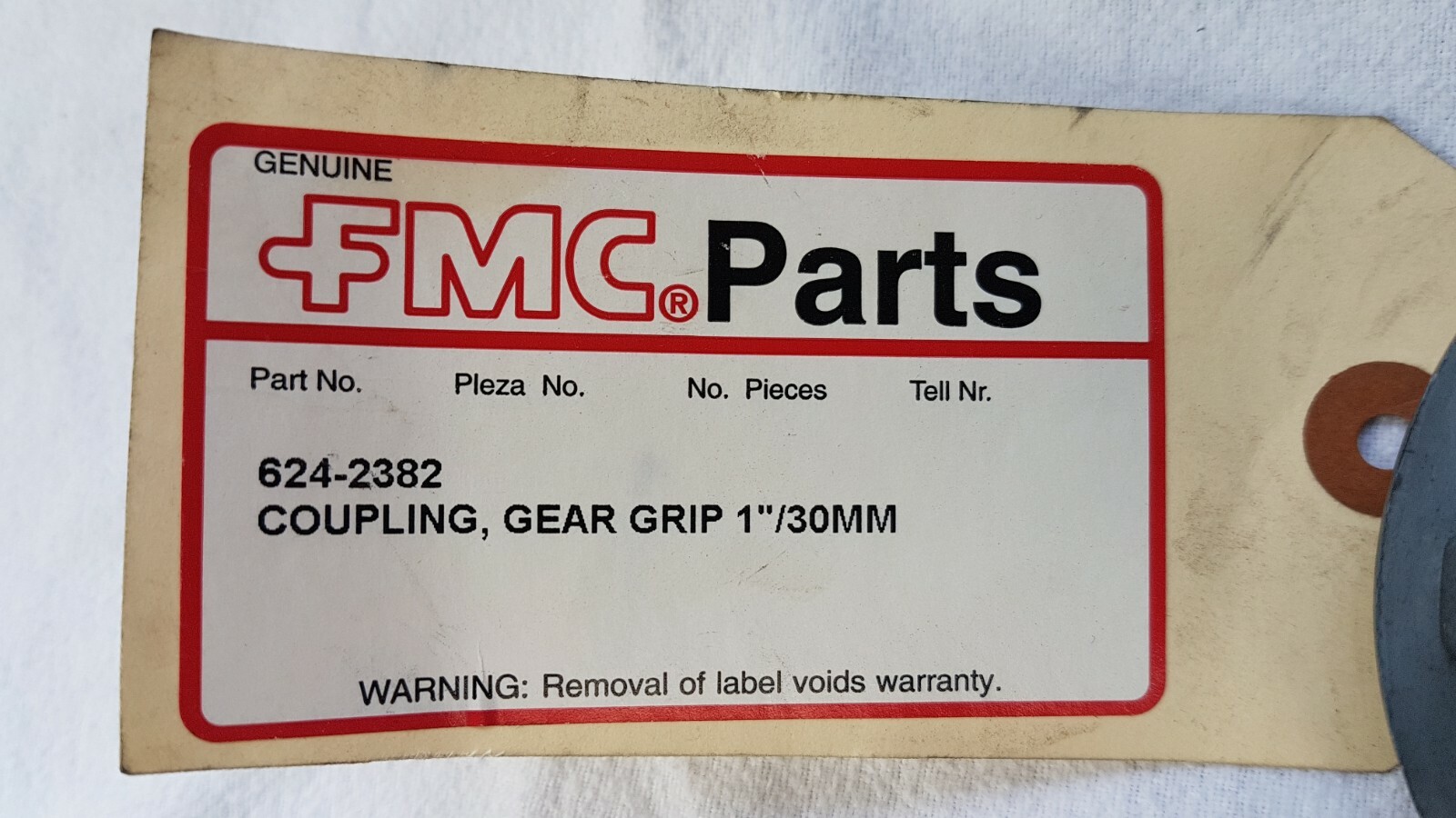 FMC 624-2382 Hub - Gear Grip 1-inch / 30mm - 70G Unused | eBay