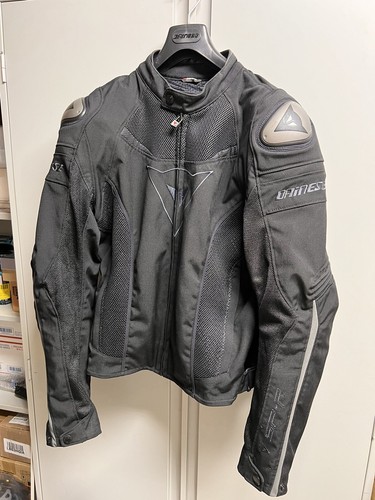 Dainese SPR Super Speed Tex Motorcycle Jacket Size 54 Textile Armor | eBay