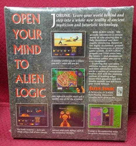 Alien Logic - A Skyrealms of Jorune Adventure CD-ROM Big Box NEU & OVP ...