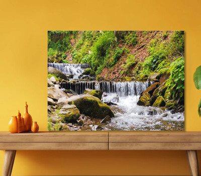 Water Stream in Woods 5mm thick Plastic Poster Ready to Hang 60x45cm ...