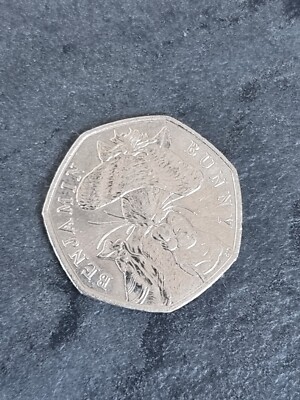 Benjamin Bunny 2017 UK 50p extremely rare coin | eBay