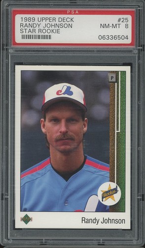 1989 Upper Deck #25 Randy Johnson PSA 8 (MBB01) | eBay