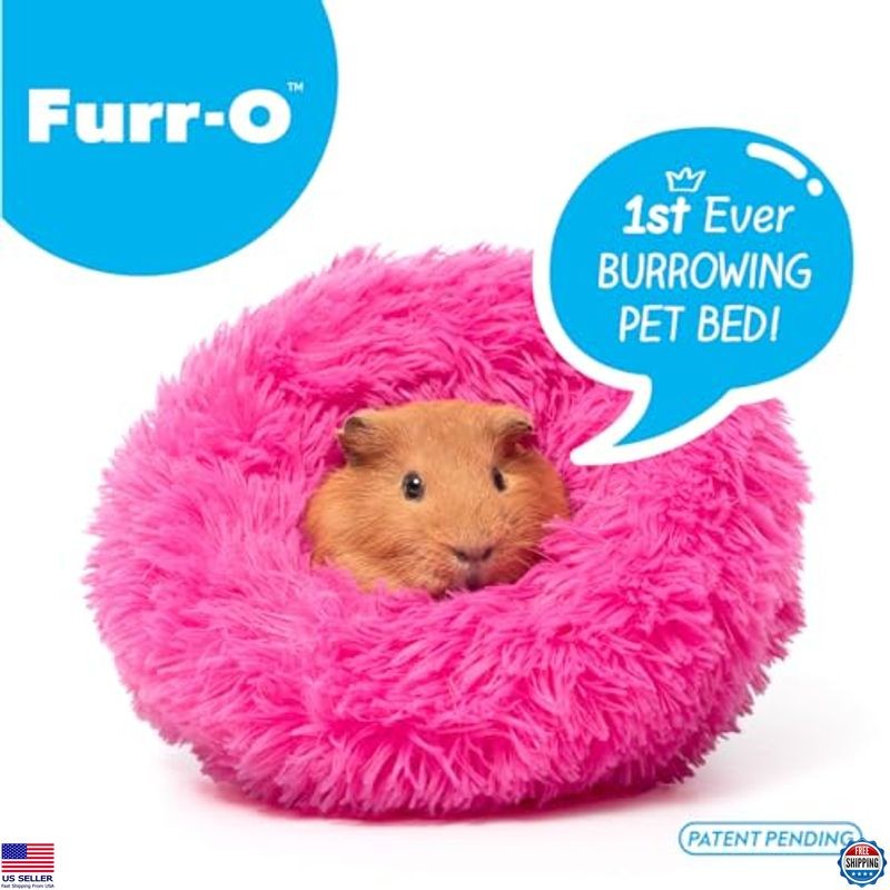Cozy Burrowing Pet Bed for Guinea Pigs, Small Animals, Zip-On Fleece ...