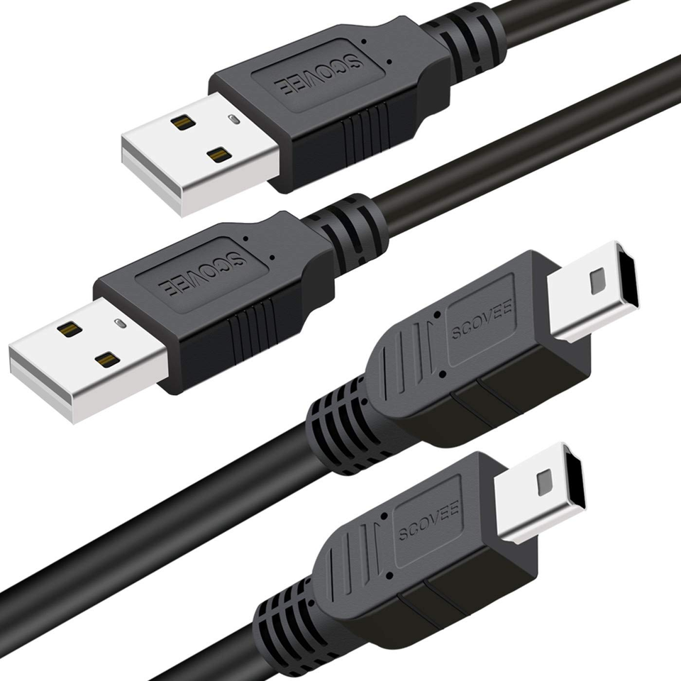 PS3 Controller Charger Cord, 2 Pack 10Ft PS3 Charger Cable for Sony ...
