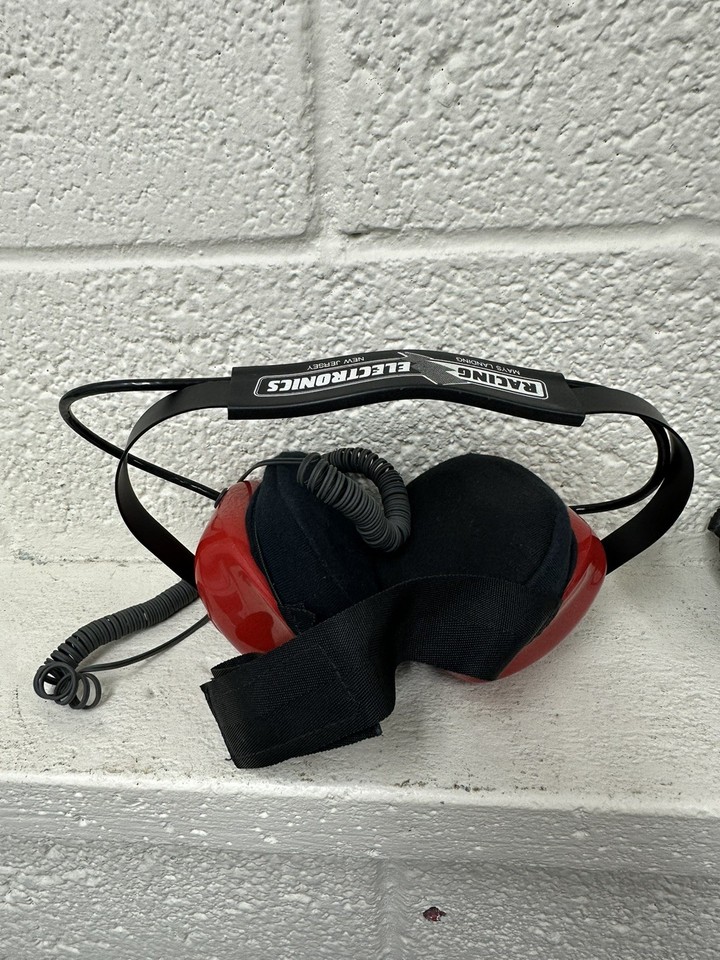 Lot Of 2 Racing Electronics Racing Headsets Uniden Scanner & Bag Plus ...