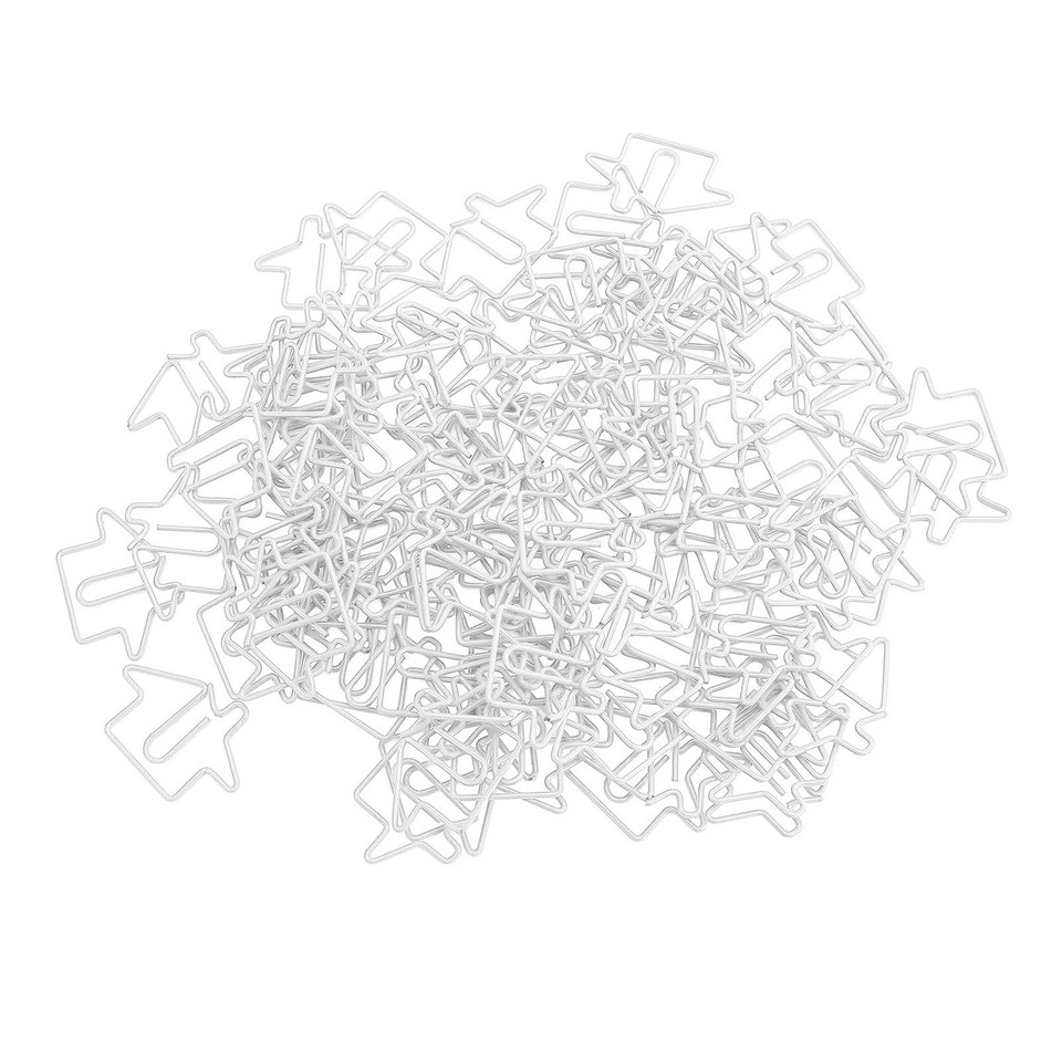 100Pcs House Shaped Paper Clips Iron Wire Multifunctional Decorative ...