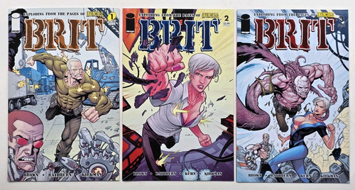 Brit #1 2 3 (Image Comics 2007) 1st print Invincible spin-off series | eBay