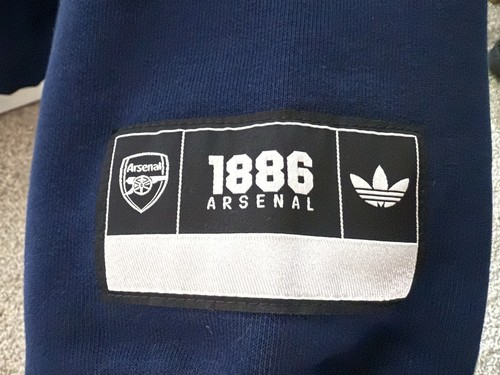 Men's Adidas Originals Blue Arsenal Varsity Pack Pullover Hoodie | eBay
