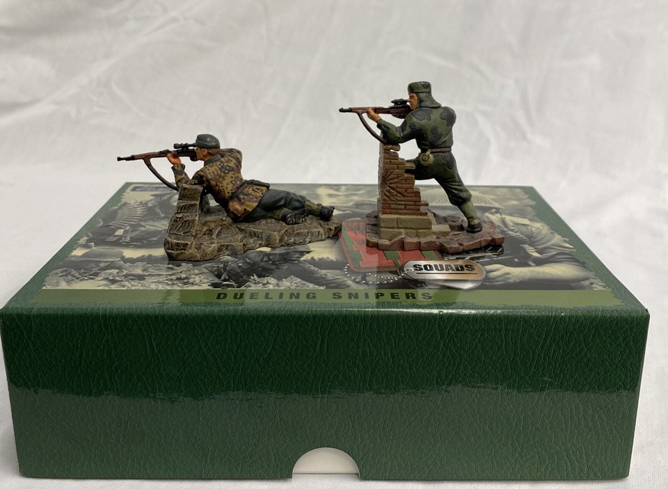 Britains WORLD WAR II Dueling Snipers 54MM SET # 17392 Figures | eBay
