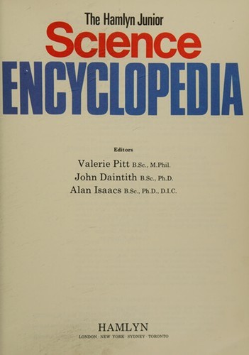 The Hamlyn Junior Science Encyclopedia Hardcover | eBay