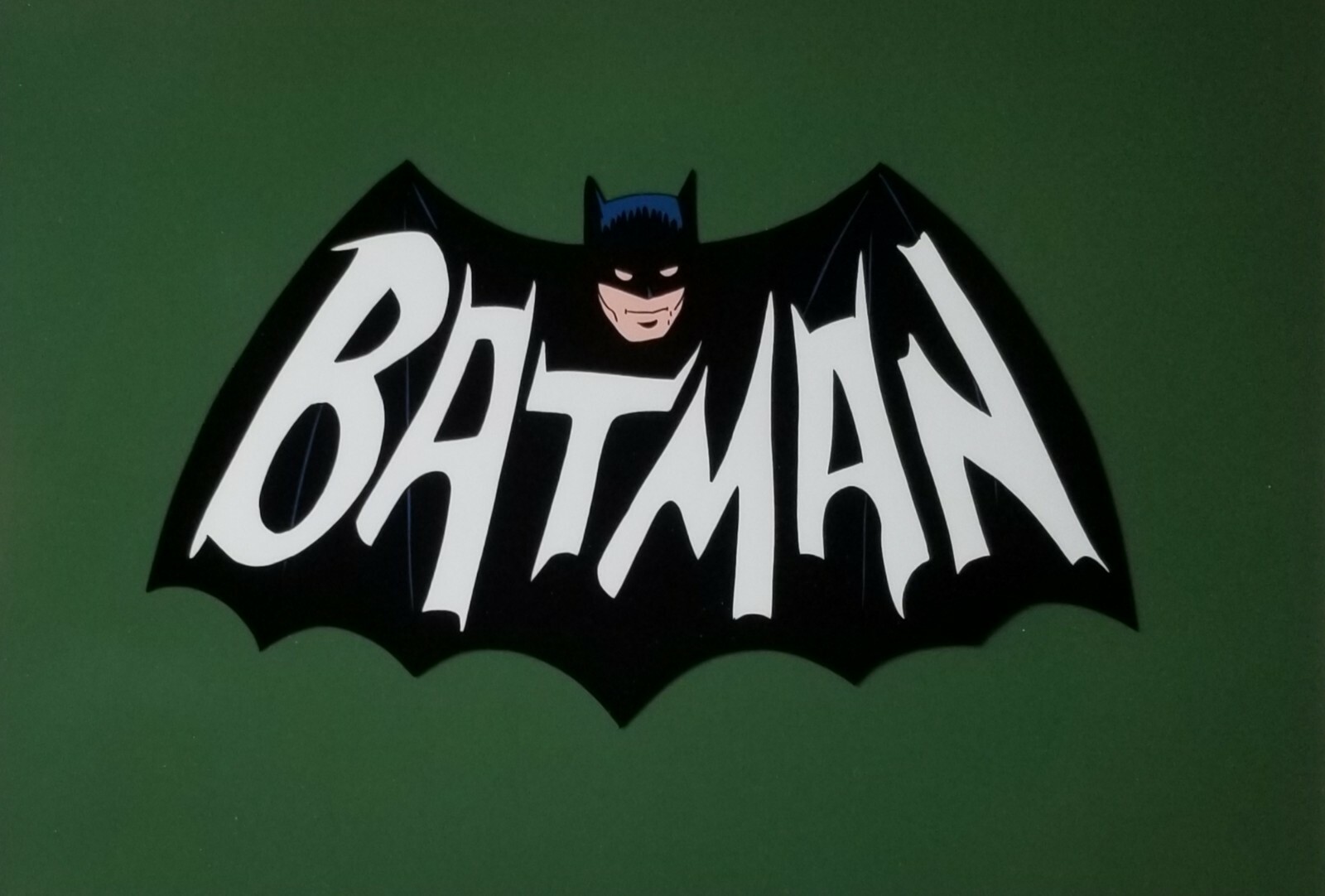 Batman and Robin – Batman Logo 1966 TV Series Hand Painted Animation ...