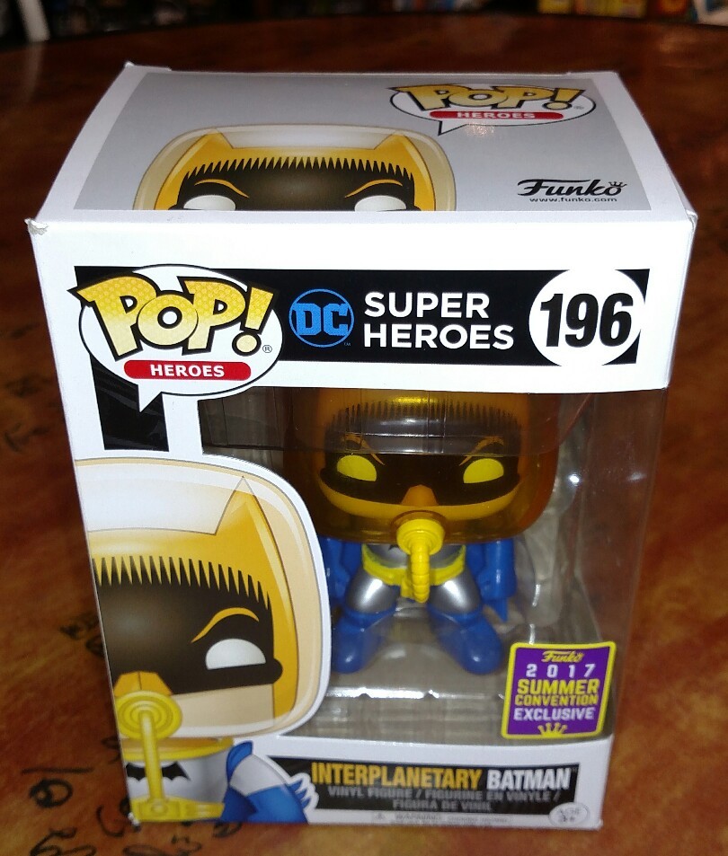 INTERPLANETARY BATMAN Funko Pop Heroes DC Super Heroes #196 SDCC ...
