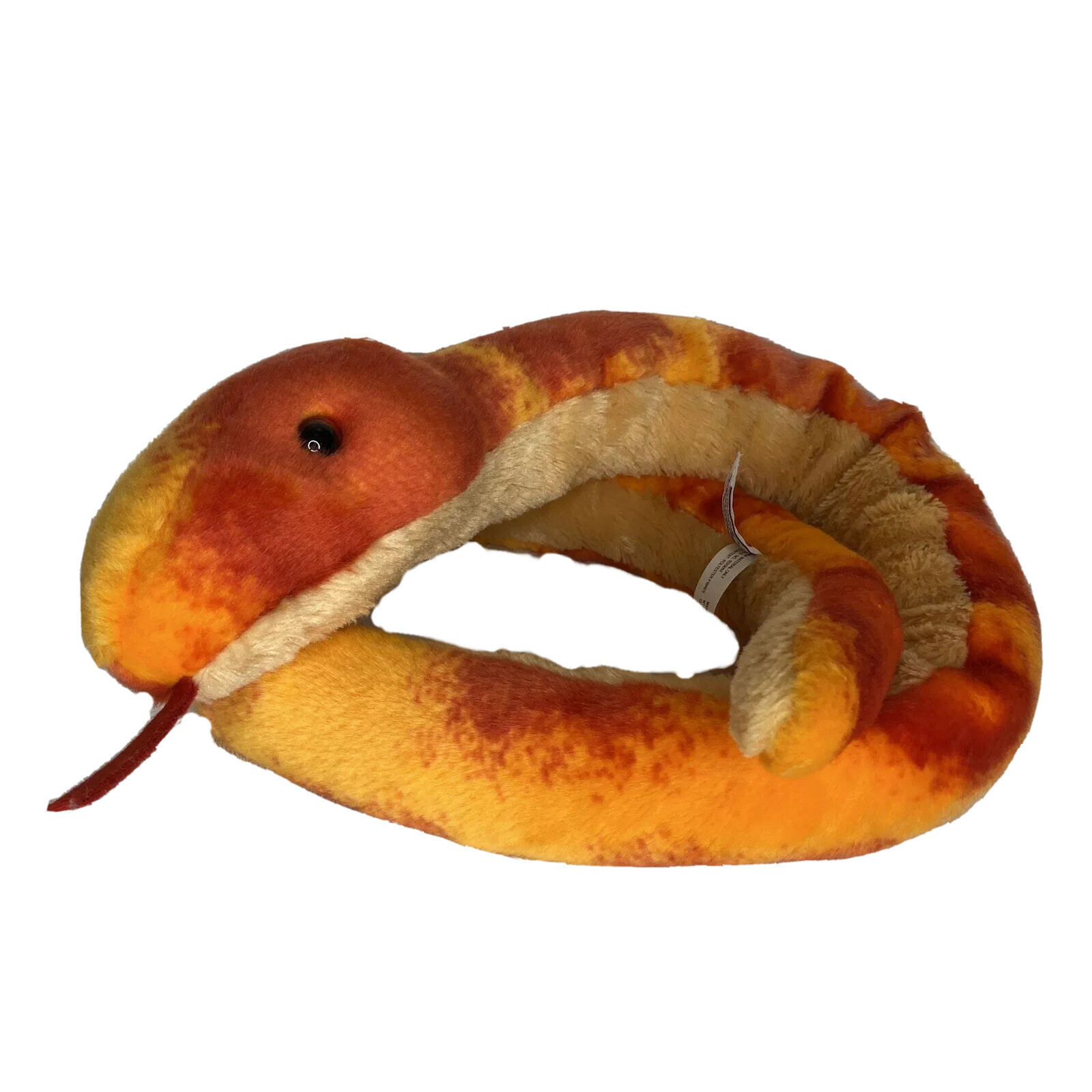 Aurora Corn Snake Reptile Plush Stuffed Animal Toy 48" Orange Yellow ...