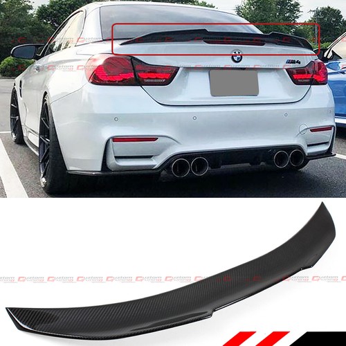 FOR 2014-20 BMW F33 F83 M4 CONVERTIBLE CARBON FIBER TRUNK SPOILER WING ...