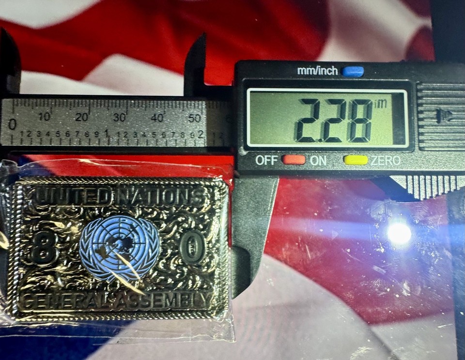 Challenge Coin 2025 UNGA 80 United Nations General Assembly DSS *Hard ...