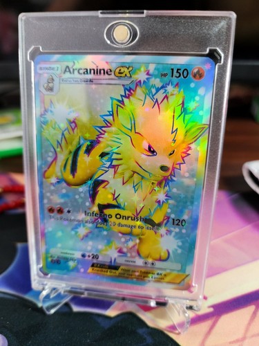 SHINY ARCANINE EX HOLO FULL ART POKEMON TCG POCKET READ DESCRIPTION | eBay