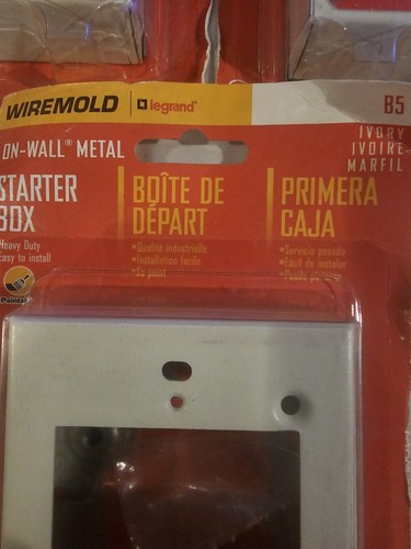3 Wiremold B5 On-Wall Metal Starter Boxes Ivory | eBay