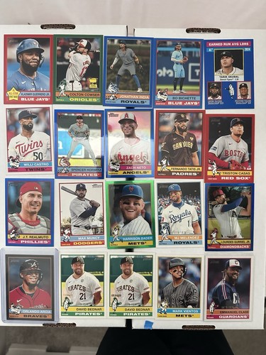 Topps Heritage 2025 Parallel LOT of 20 Cards - 12 Numbered Cards! | eBay