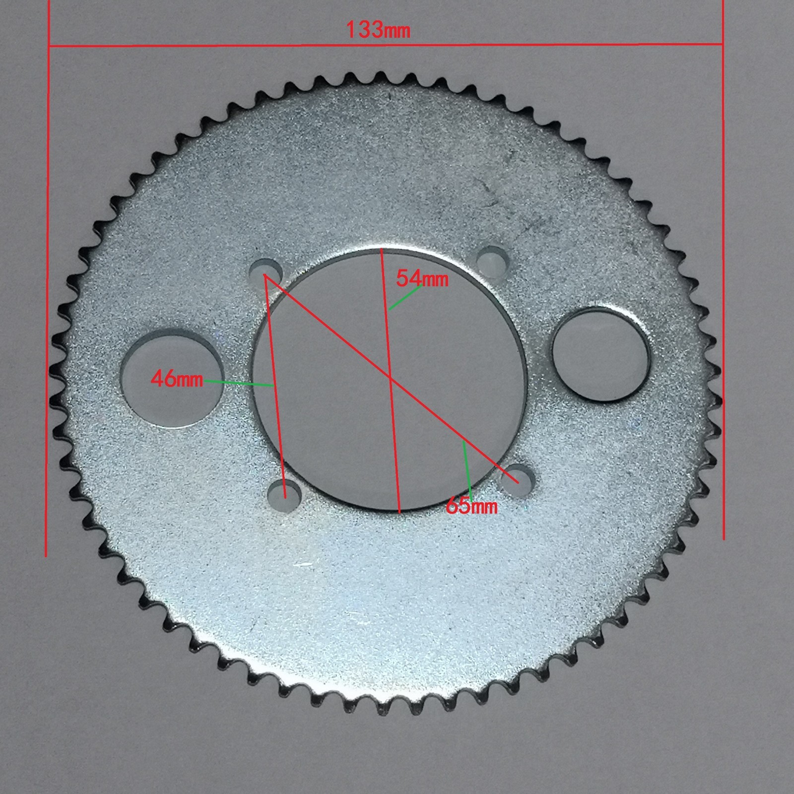 E-Scooter 65T Sprocket 25H Cog& 25H Drive Chain For Razor E300 E 300 E325 | eBay