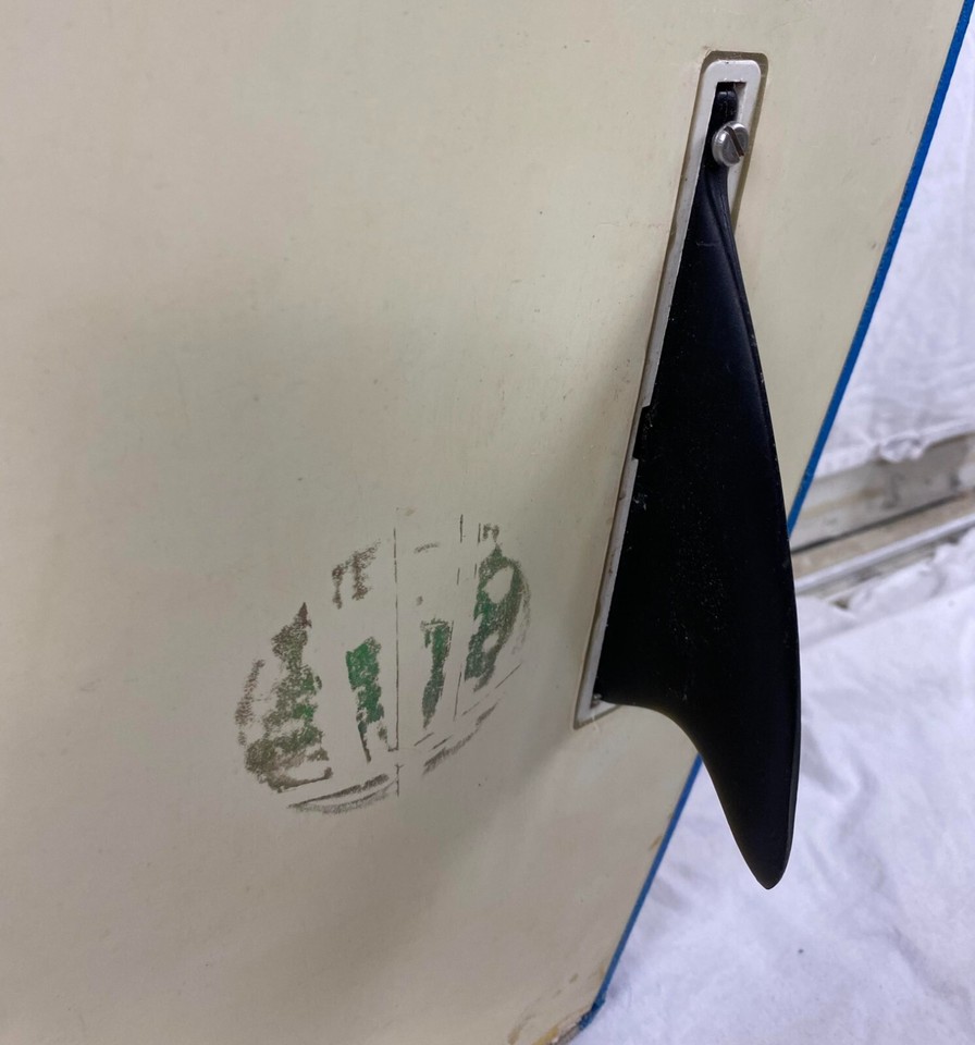 Vintage "Turbo Surf Designs" TURBO XTC Bodyboard with Fins Boogieboard ...