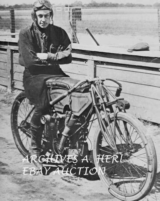 Excelsior racer Lee 1912 Los Angeles board track photo motorcycle photo ...