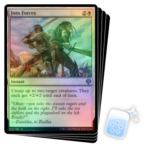FOIL JOIN FORCES X4 Dominaria United DMU Magic MTG MINT CARD | eBay
