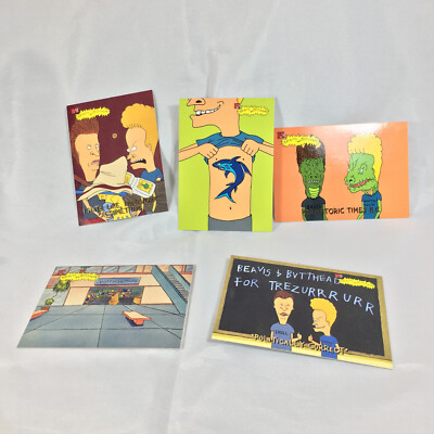Vintage Beavis and Butthead Trading Cards Fleer Ultra 1994 | eBay Australia
