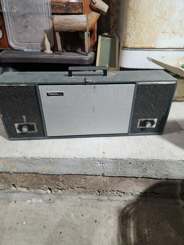 DECCA STEREO Flip Out RECORD PLAYER MODEL DP-733 MCM VINTAGE | eBay