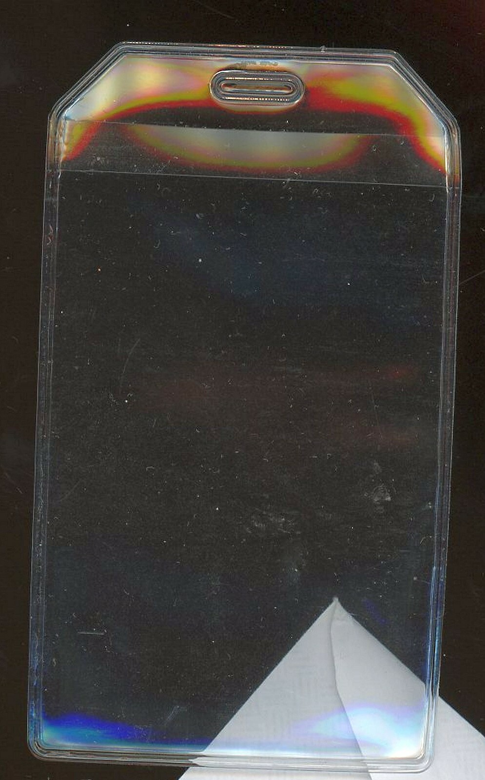 Badge ID Holder (1 Holder) Clear PVC Plastic 4 3/8" in U.S. B-4-4 | eBay