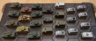 GHQ CinC US Army Modern Micro Armour 1:285 6mm Scale 25 piece ICV lot A ...
