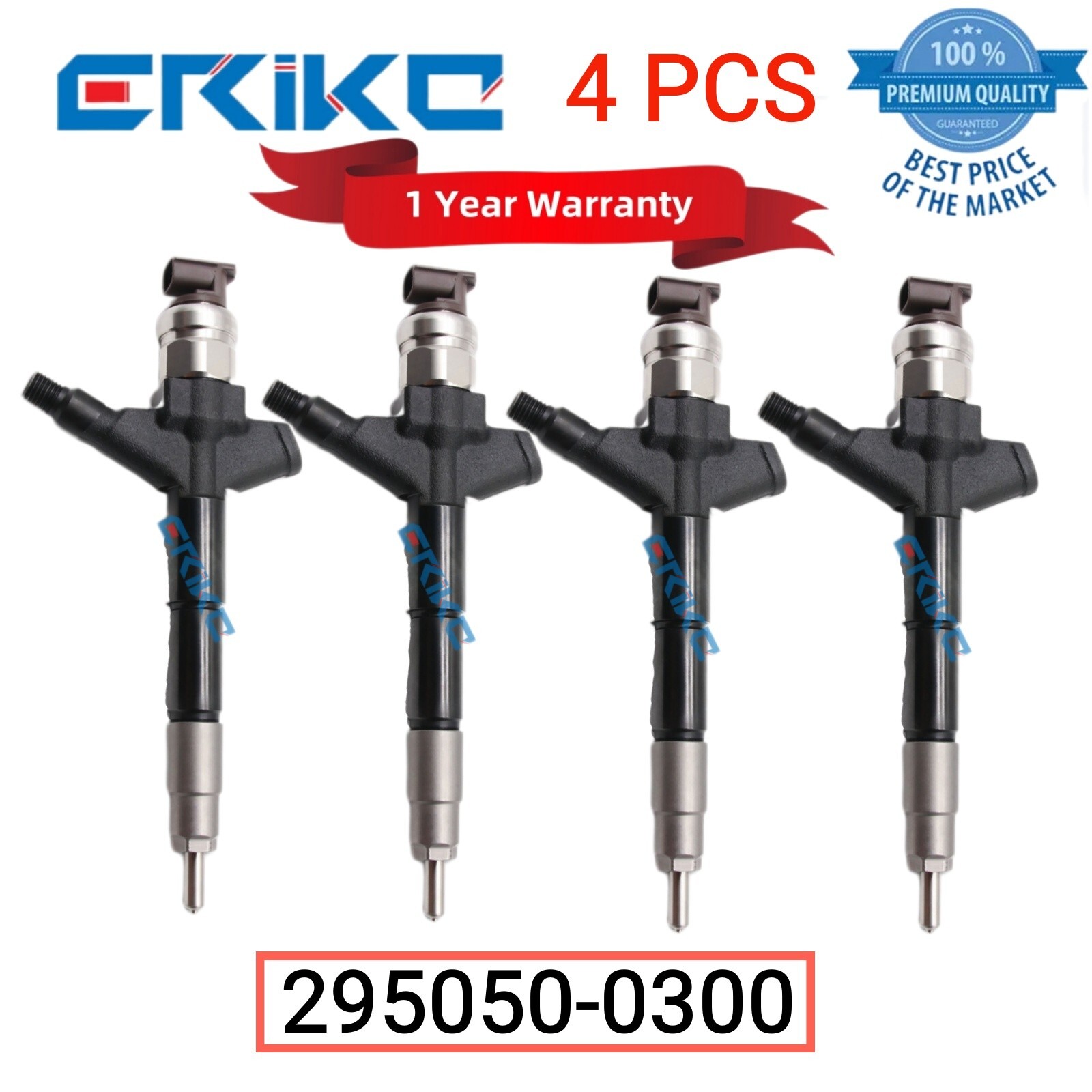295050-0300 Diesel Fuel Injector 295050-0301 16600-5X00A 16600-5X00D ...
